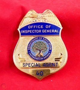 Dept. of Education OIG Office of Inspector General Special Agents.